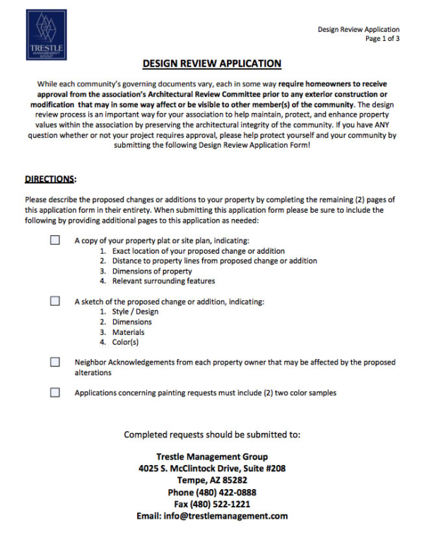 Design-Review-Form-Image - Trestle Management